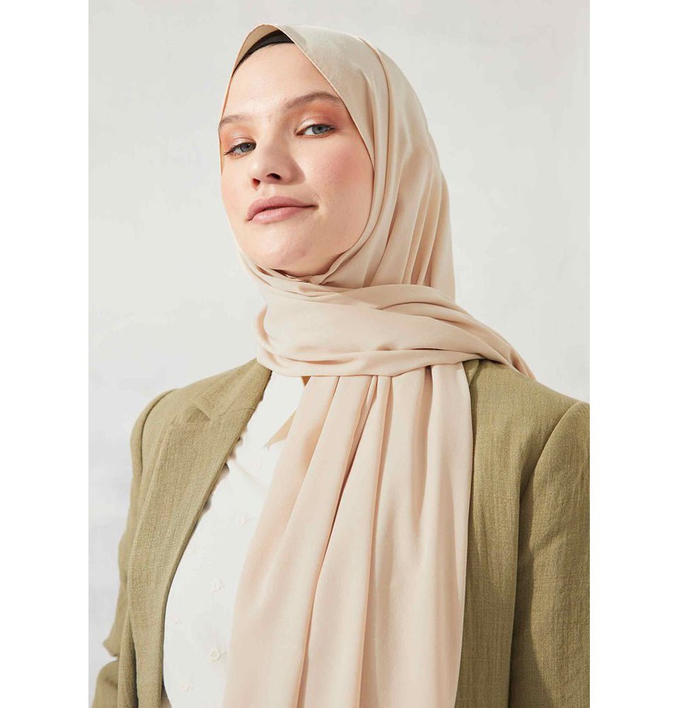 Punto Silky Hijab Shawl - Mink