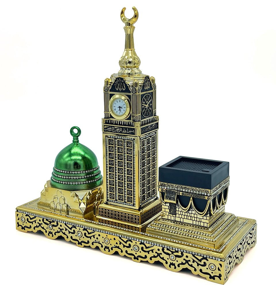 Islamic Table Decor 3 Piece Kaba Clock Tower