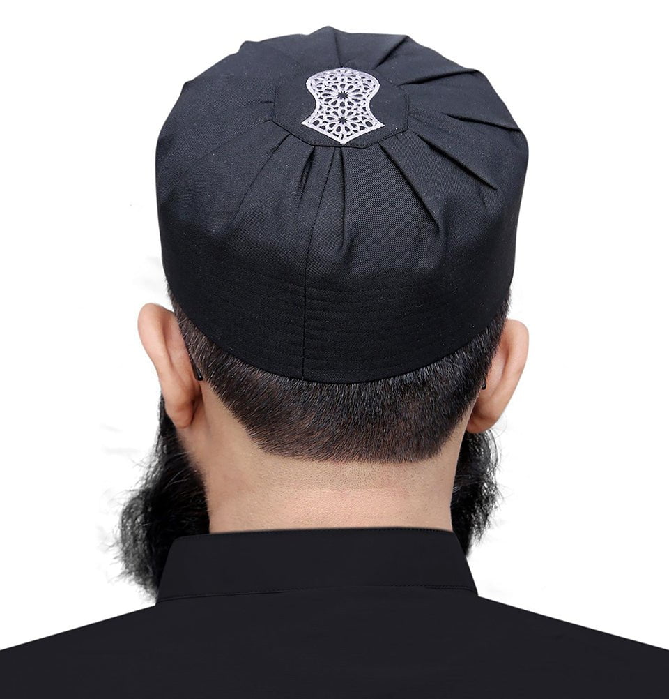 Men's Soft Islamic Turban Kufi - Sandal Black