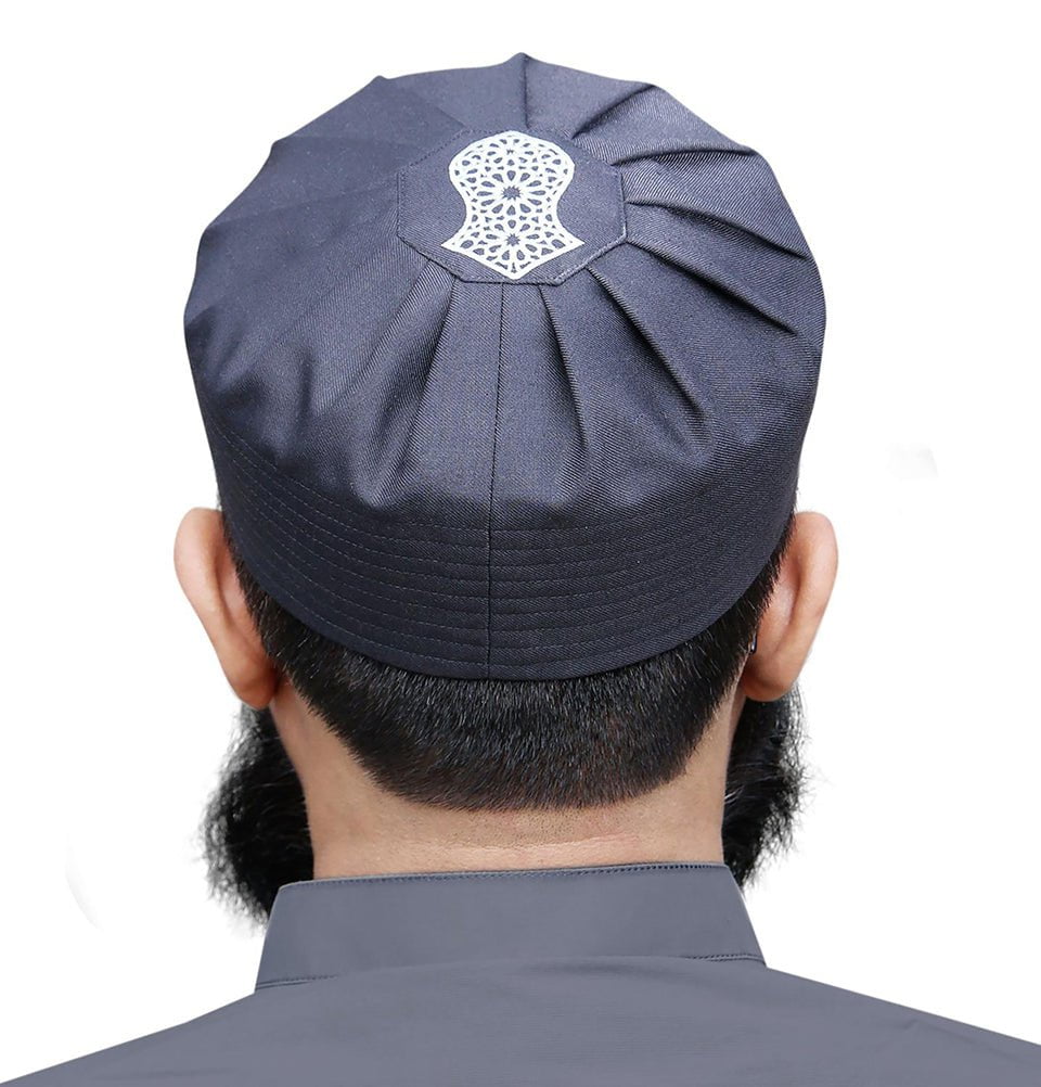 Men's Soft Islamic Turban Kufi - Sandal Navy