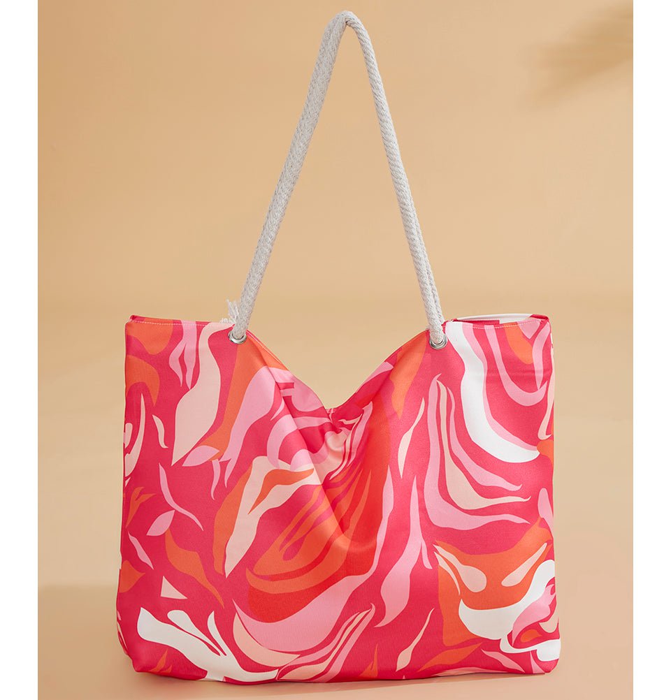 Tote Beach Bag - C2322 Retro Pink