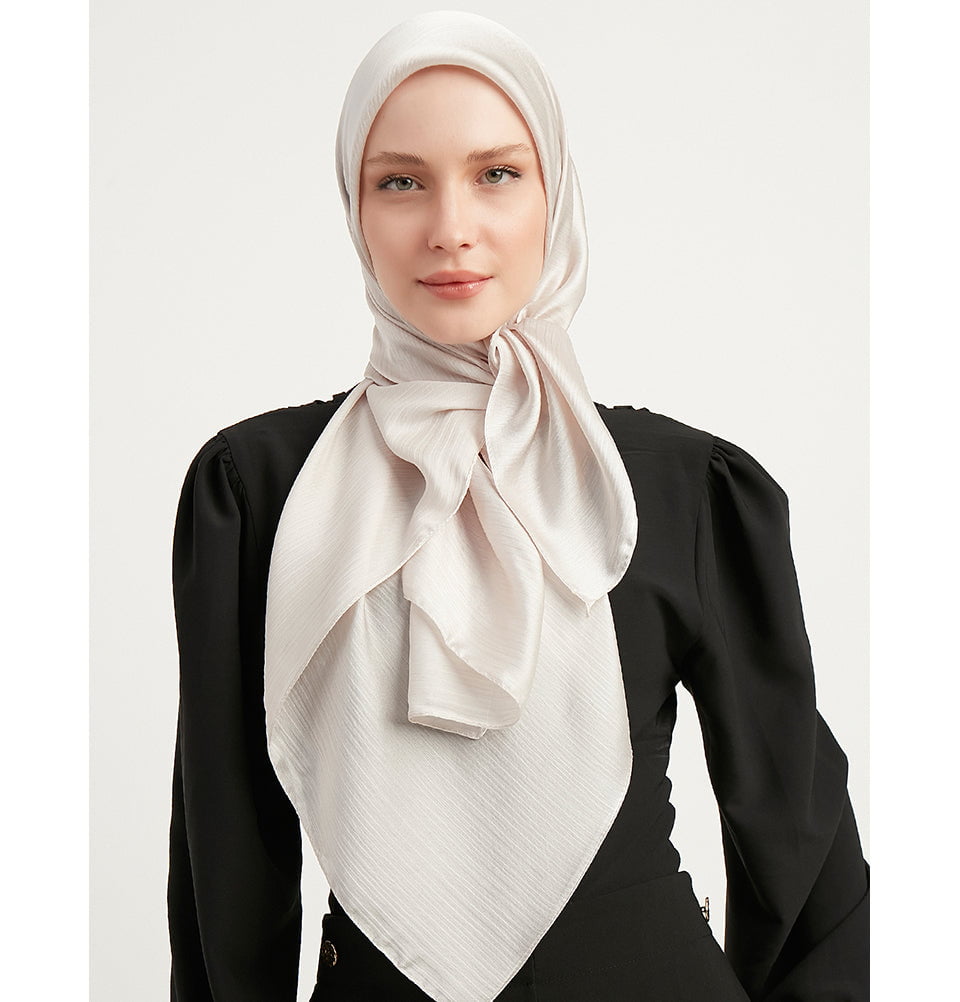 Shine Hijab Square - Latte