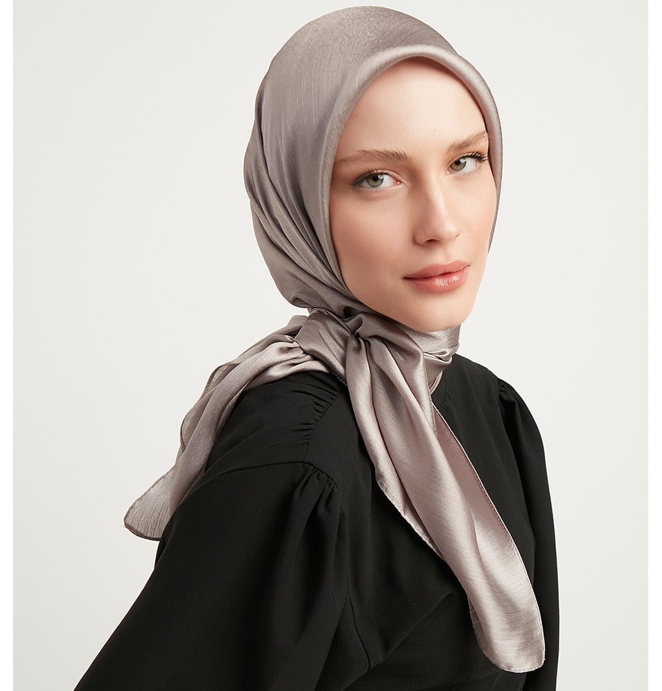 Shine Hijab Square - Mink