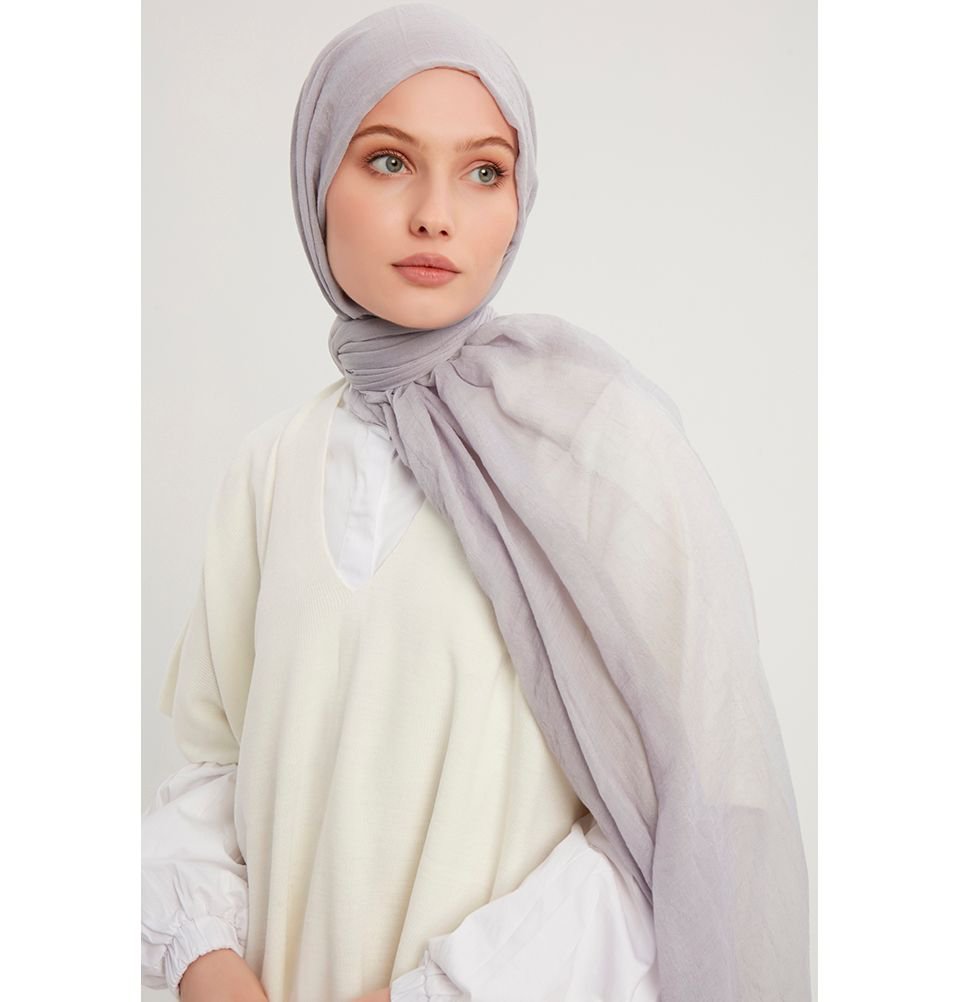 Comfort Hijab Shawl - Silver
