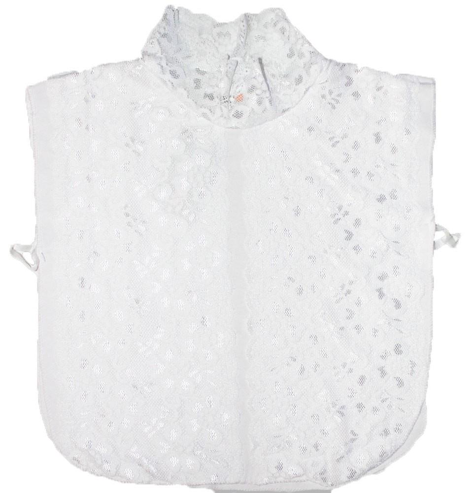 Arancia Lace Dickey Modest Neck Cover - White