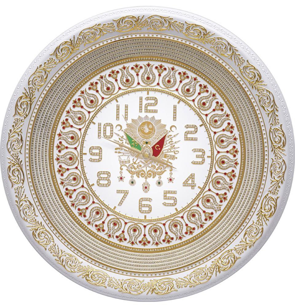Circular Clock 56cm Ottoman Coat of Arms
