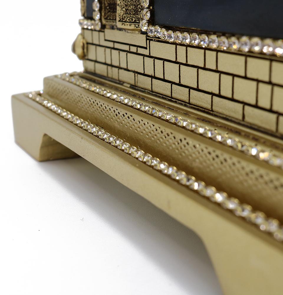 Islamic Table Decor | Kaba Replica S1770 | Large - Gold