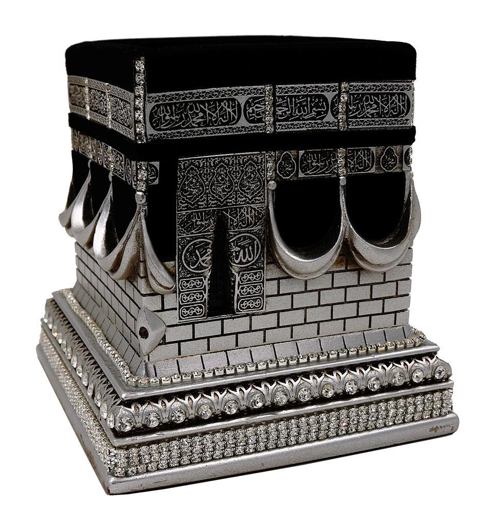 Islamic Table Decor Kaba Replica Silver MOD-008