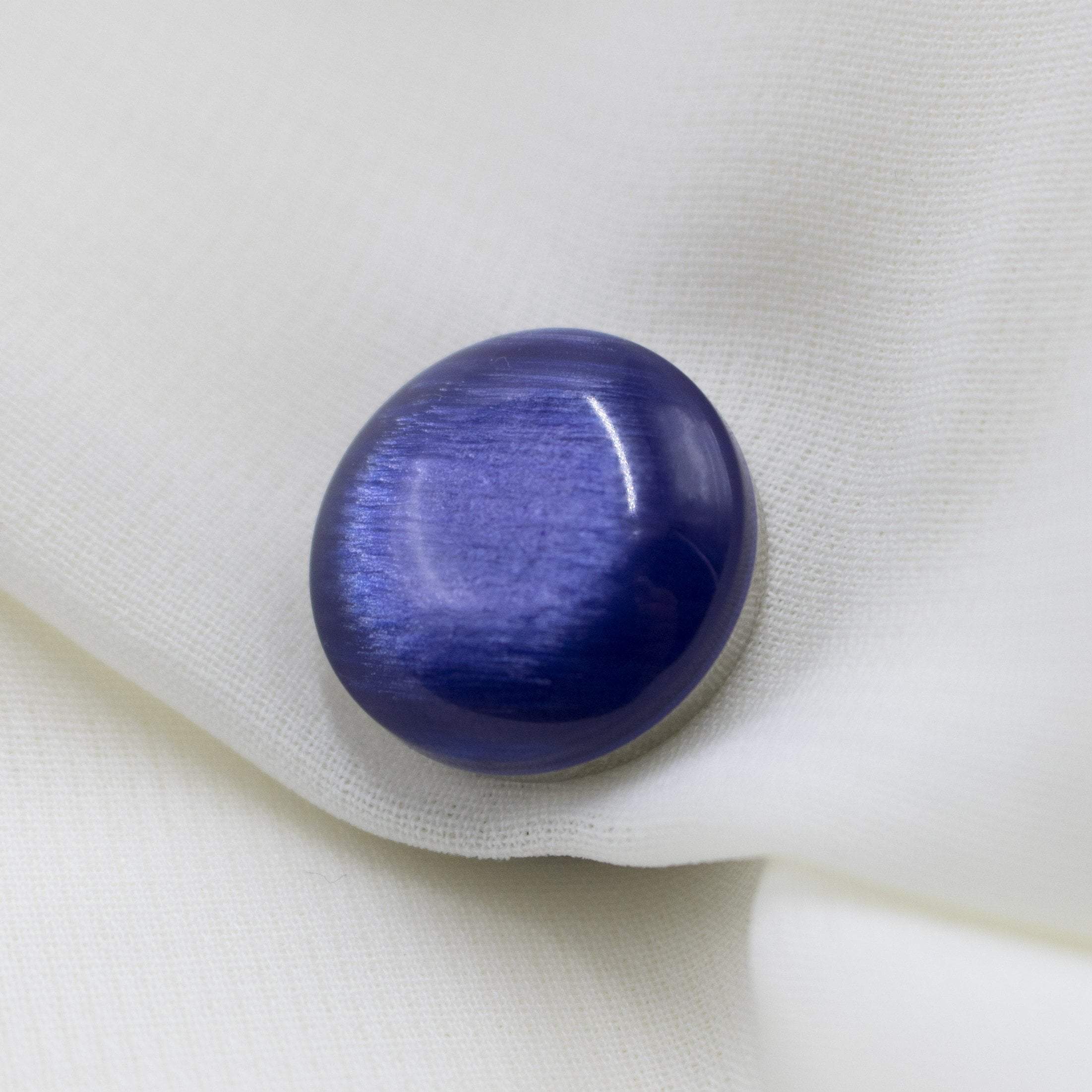 Brushed Gloss Magnetic Hijab 'Pin' - Blue