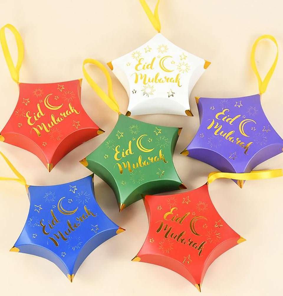 Mini Eid Party Favor Star Boxes