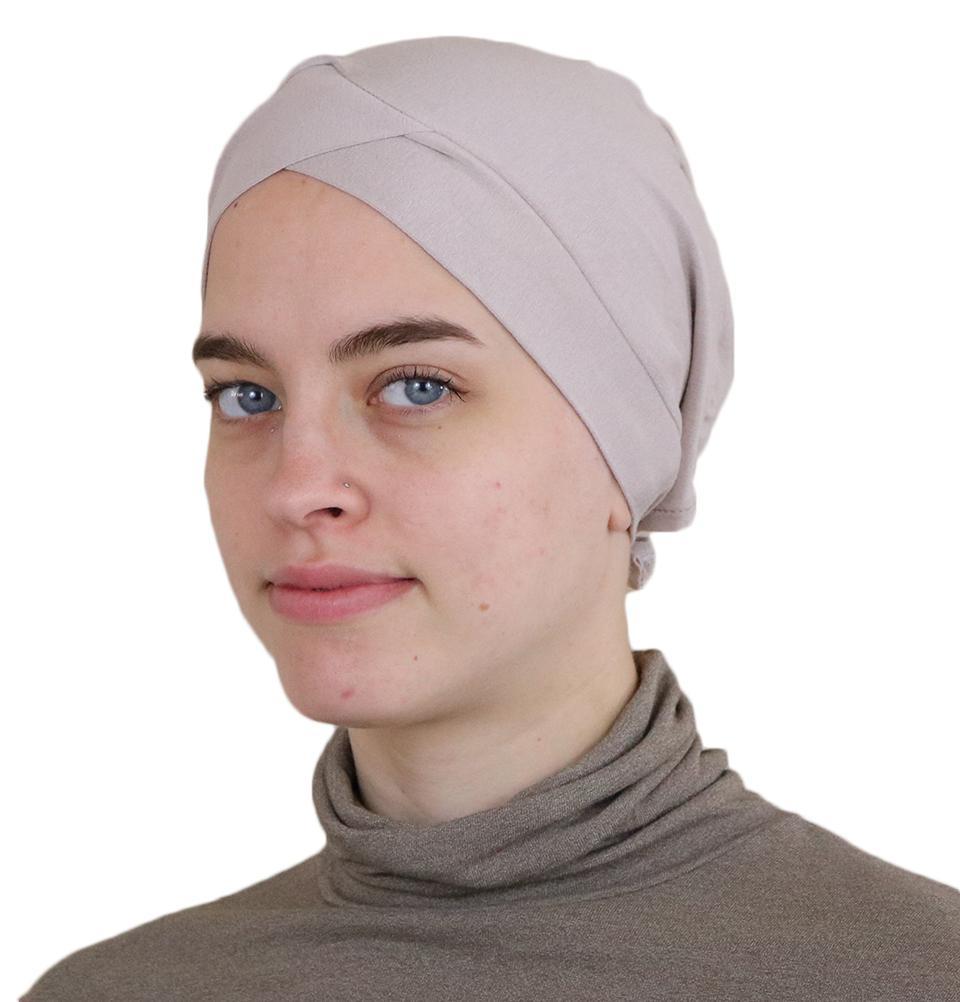 Modefa Criss-Cross Bonnet Beige