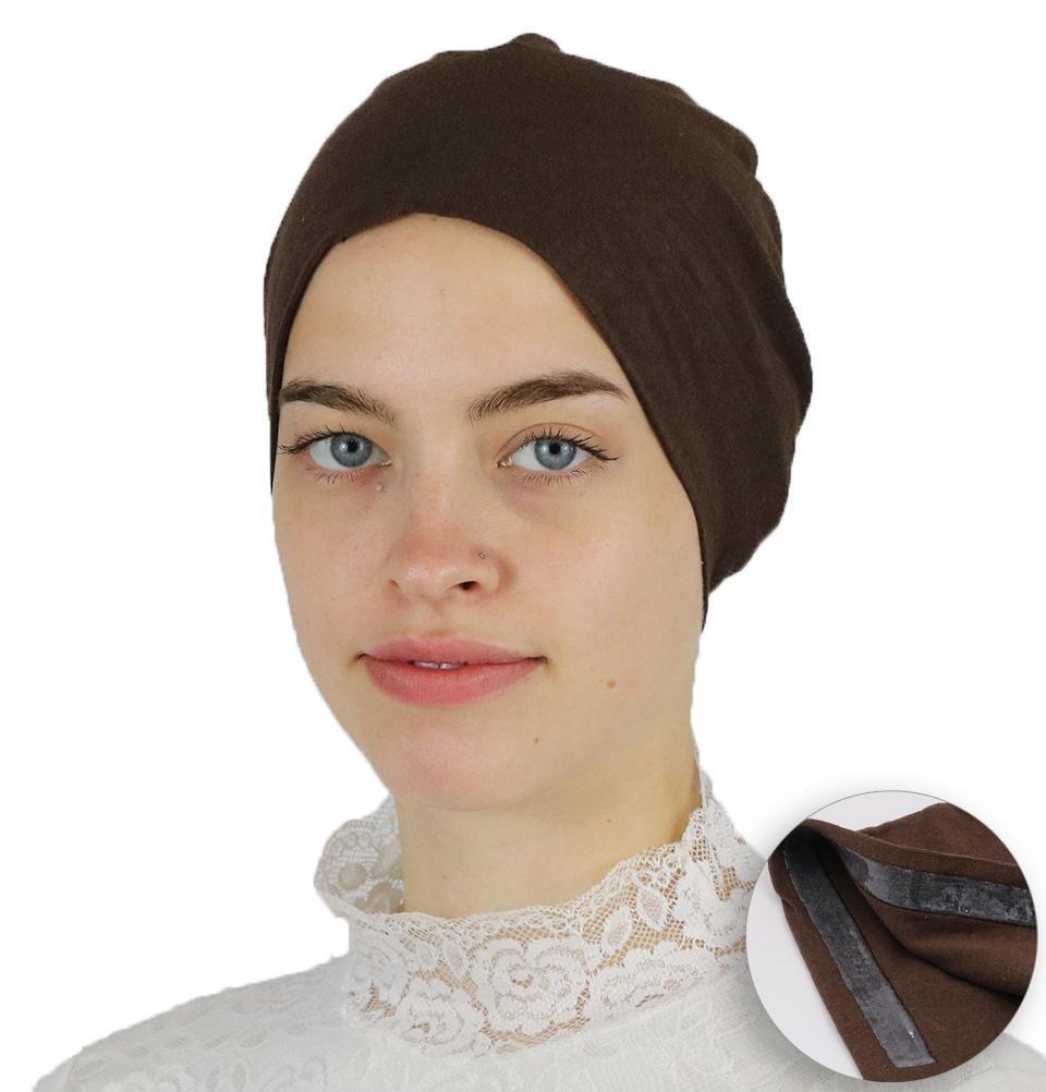 Modefa Non-Slip Cotton Bonnet - Brown