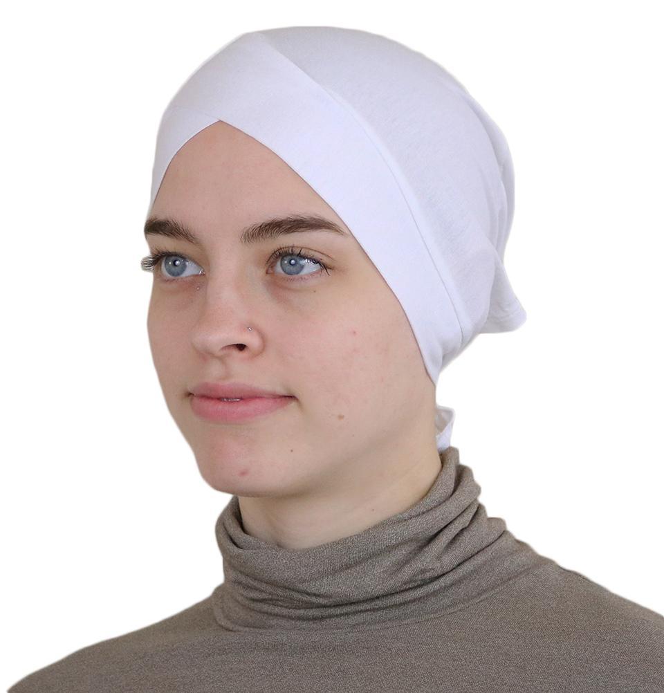 Modefa Criss-Cross Bonnet White